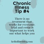 6 Top Tips for Living with Chronic Illness – Hello Fibro Blog